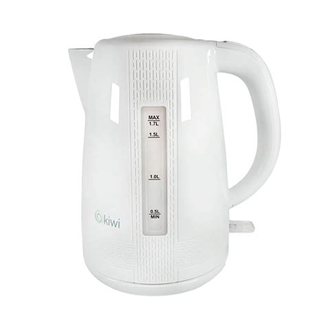 Hervidor de Agua Eléctrico 1 7L 2200W Blanco Base 360º Kiwi