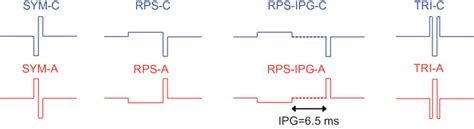 Schematic Representation Of The Electrical Pulse Shapes Used For