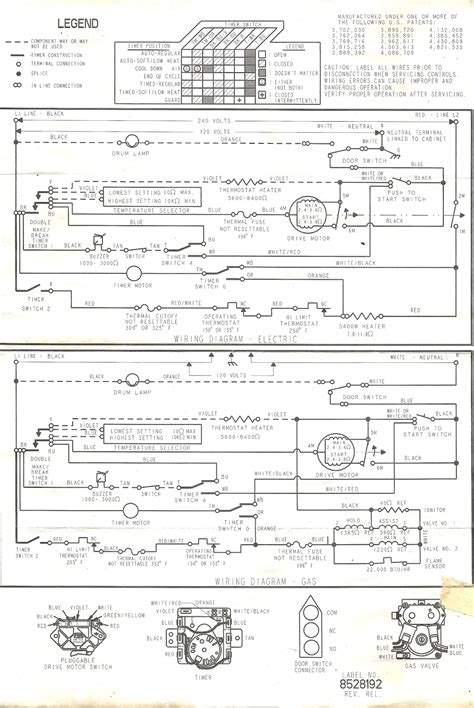 Kenmore Wiring Diagram Dryer
