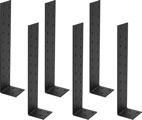 6 Pcs Anchor Brackets Right Angle Brackets For Wood Metal Heavy Duty
