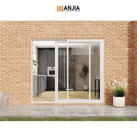 Modern Panoramic Commercial Patio Double Glass Pvc French Sliding Doors