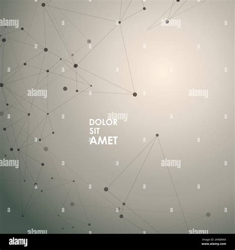 Vector Modern Design With Connection Science Molecule Background Stock Vector Image And Art Alamy