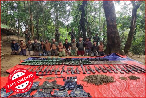 Fact Check ဒီဓာတ်ပုံက Aa ဖမ်းဆီးခဲ့တဲ့ စစ်ကောင်စီတပ်ဖွဲ့ဝင်တွေရဲ့ ဓာတ်ပုံဖြစ်တယ