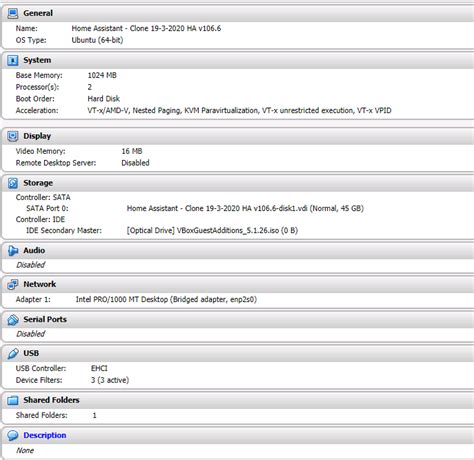Hassio Virtual Box Backups Configuration Home Assistant Community
