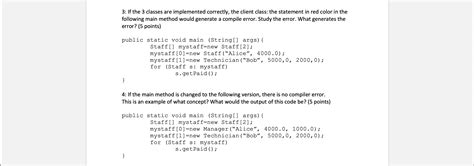 Solved The Following Uml Class Diagram Is Provided Chegg