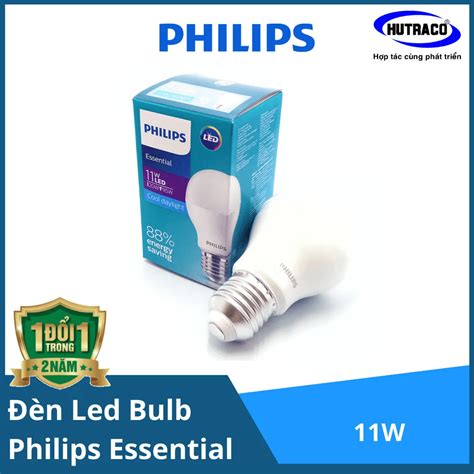 Bóng đèn Led Bulb Philips Essential 11W E27 6500K 230V A60 APR Ánh