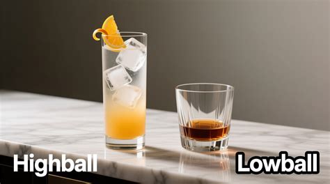Highball Vs Lowball Glass When Size And Shape Matter