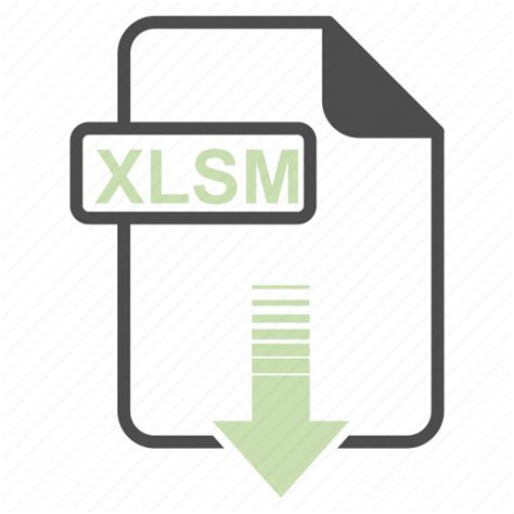 Format Extension Download Xlsm Icon Download On Iconfinder