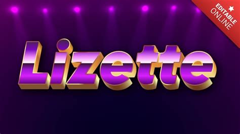 Lizette Jackpot Text Effect Generator