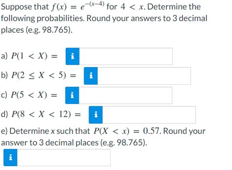 Solved Suppose That F X E X4 For 4 Chegg Com