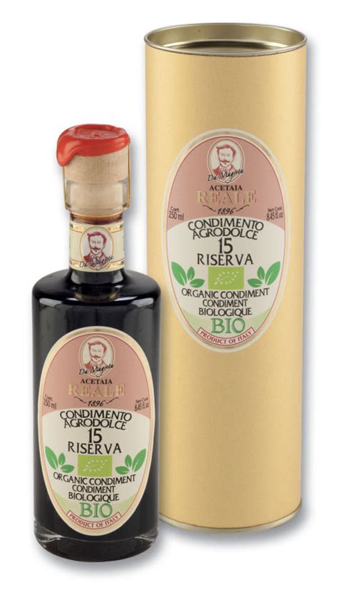 B R0287 Balsamic Condiment Riserva 15 250ml Acetaia Reale