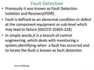 Basics Of Process Fault Detection And Diagnostics PPT