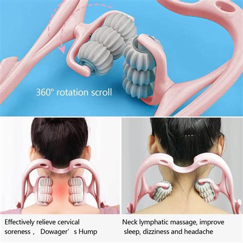 Neck And Back Massage Device Handheld Leg Massager For Deep Tissue