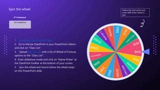 Wheel Of Fortune Powerpoint Game Template Pptx