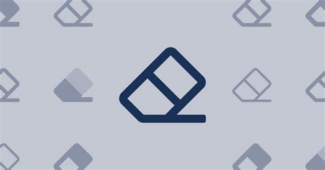 Eraser Classic Regular Icon Font Awesome