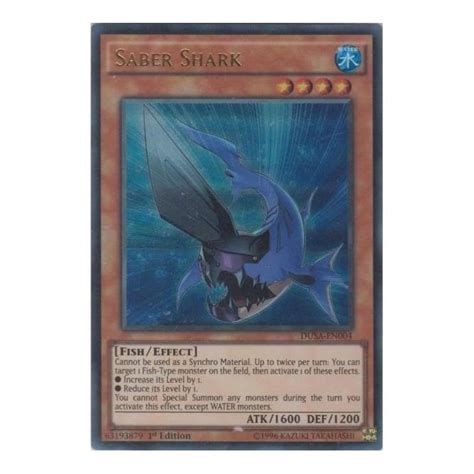 Yu Gi Oh Card Dusa En004 Saber Shark Ultra Rare Chaos Cards