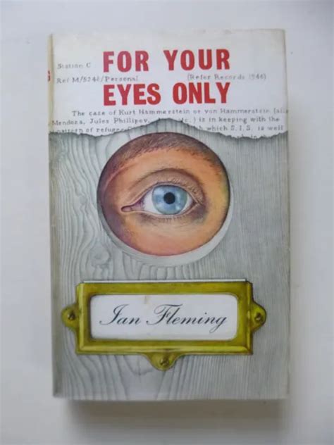 For Your Eyes Only Ian Fleming James Bond Cape 1st Ed 3rd Imp