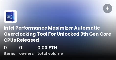 Intel Performance Maximizer Automatic Overclocking Tool For Unlocked