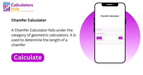 Chamfer Calculator Online