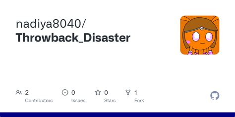 Github Nadiya Throwback Disaster