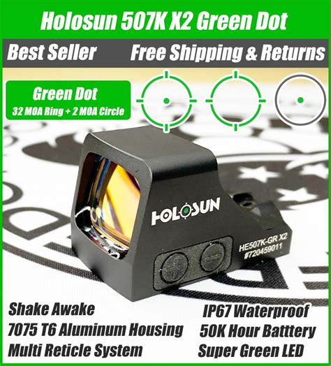 Holosun Red And Green Dot Sights For Sub And Micro Compact Pistols Freedom Gorilla