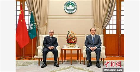 贺一诚与澳门特区第六任行政长官候任人岑浩辉会面腾讯新闻
