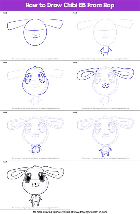 How To Draw Chibi EB From Hop Chibi Characters Step By Step DrawingTutorials101 Com