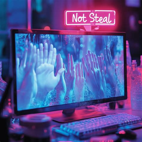 Free Neon Cyber Ethics Photo Neon Cyber Ethics Download At Stockcake