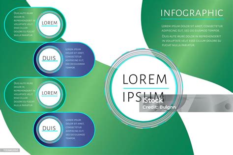 Eco 상표 개념 5 개의 선택권 및 텍스트를 위한 장소를 가진 미래 지향적 인 인포 그래픽 템플릿입니다 보고서 배너 워크플로 비즈니스 프레젠테이션을 위한 디자인 편집