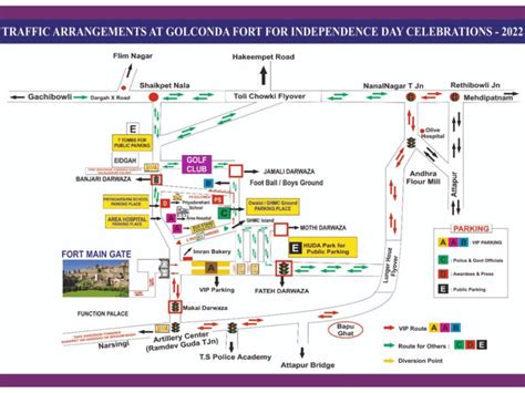 Hyderabad Traffic Advisory Issued Ahead Of Independence Day