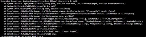 Duplicate Projectguid Illegal Characters In Path Sonarqube Server Community Build Sonar
