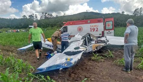 Queda de avião deixa uma pessoa morta e duas feridas no Sul de Minas
