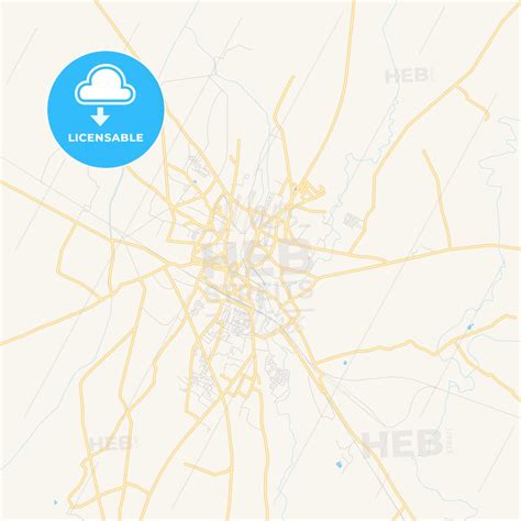 Printable Street Map Of Saharanpur India Hebstreits