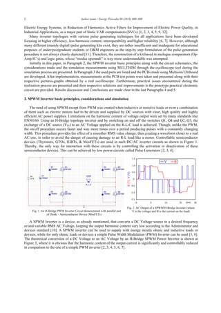 simulation and implementation of a spwm inverter pulse for educational purposes | PDF