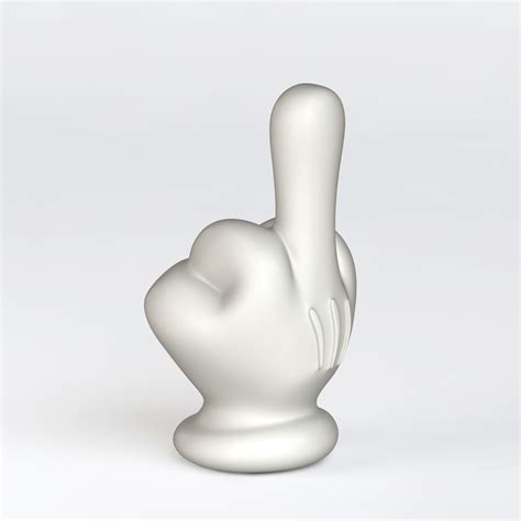 3d Printable Model Mickey Hand Cgtrader