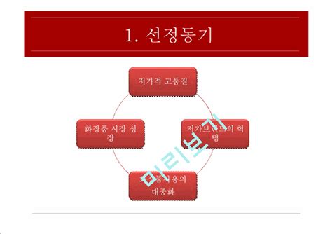 미샤화장품시장미샤경영전략사례브랜드마케팅서비스마케팅글로벌경영사례분석swotstp4p 자료 Vd 바디사례분석