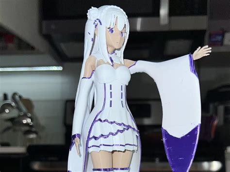 Emilia Re Zero Starting Life In Another World By Zzzzzv Makerworld