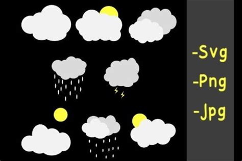 Clouds Graphic By Yuliani · Creative Fabrica