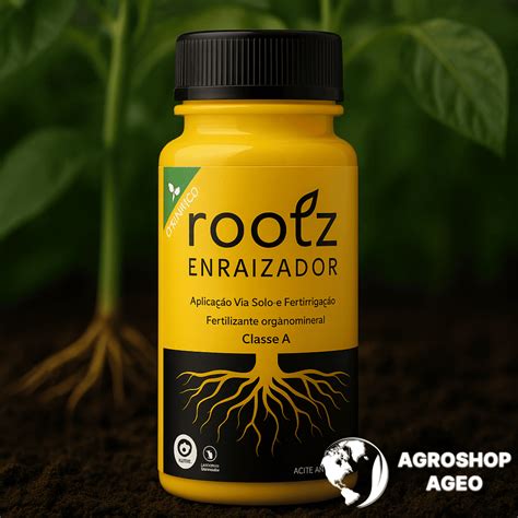 Fertilizante Enraizador Rootz Classe A 60ml Organomineral Para