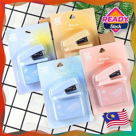 Cute Simple Mini Stapler With Staples Cute Universal Stapler Shopee Malaysia