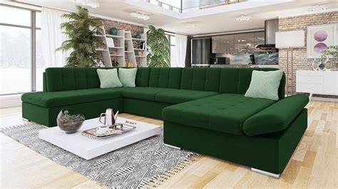 Mirjan24 Wohnlandschaft Bergen Premium Mit Schlaffunktion Und