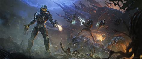 Master Chief And Arbiter Halo Drawn By 2204design Danbooru