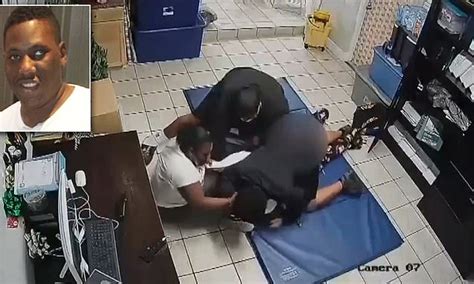 Shocking Moment Three Group Home Workers Wrestle Autistic Man Edward Ware On The Ground Before