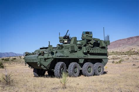 Leonardo Bluehalo Demo Counter Drone System On Army Stryker