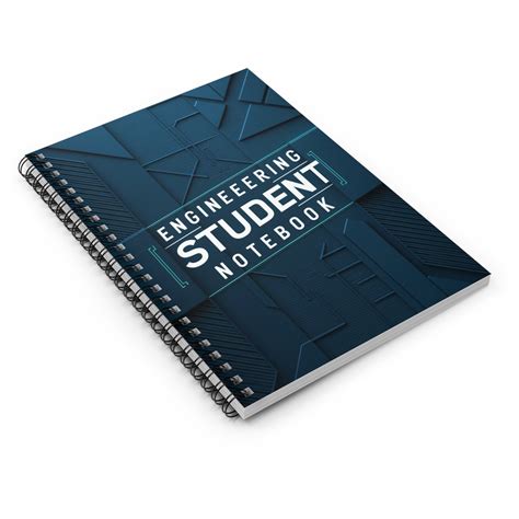 Engineer Spiral Notebook Ruled Line Student Engineering Etsy