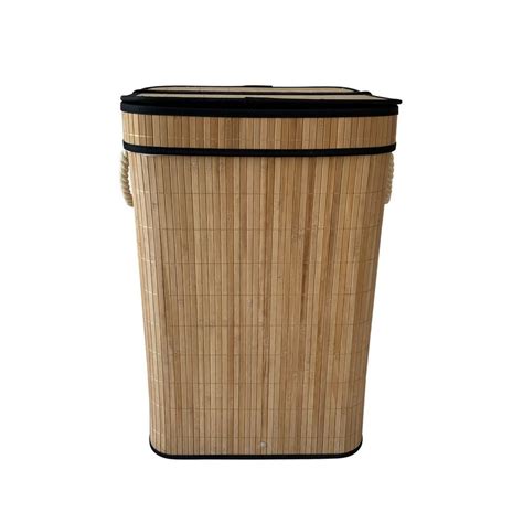Hti Living Wäschekorb Wäschesammler 66 Liter Briena Eckig Stück 1 St