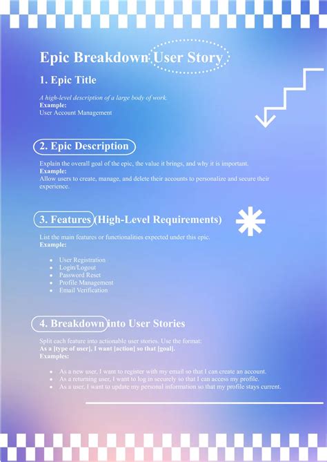 Free Basic Agile User Story Template For Google Docs