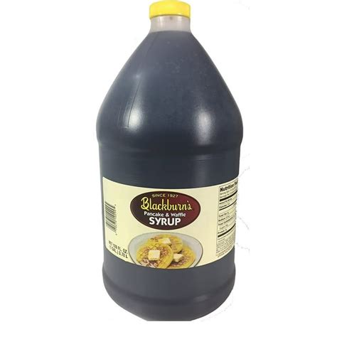 Blackburn Pancake And Waffle Syrup 128 Fl Oz1 Gallon