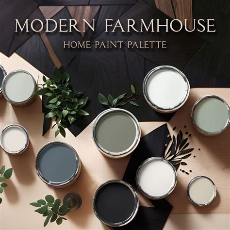 Sherwin Williams Modern Farmhouse Paint Palette Home Paint Colors