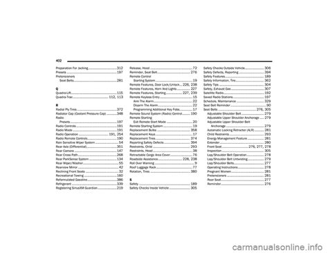 Jeep Grand Cherokee Limited Owners Manual Pages Page Wk Om En Usc T Book